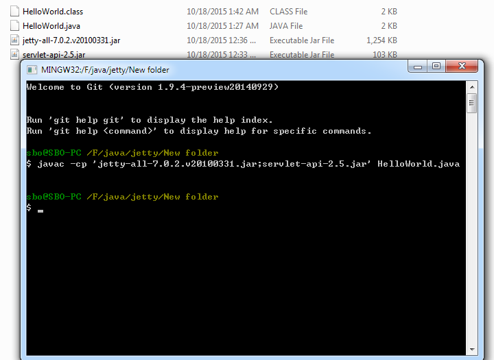 Jetty Hello World教程 - Bo Song